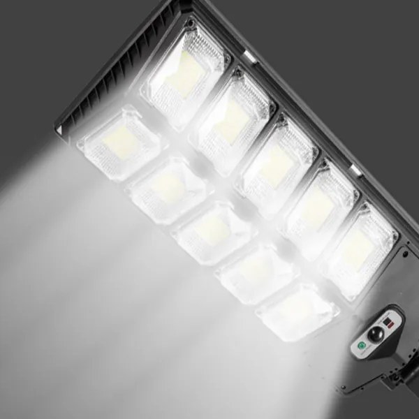 Solární pouliční LED lampa 420 diod