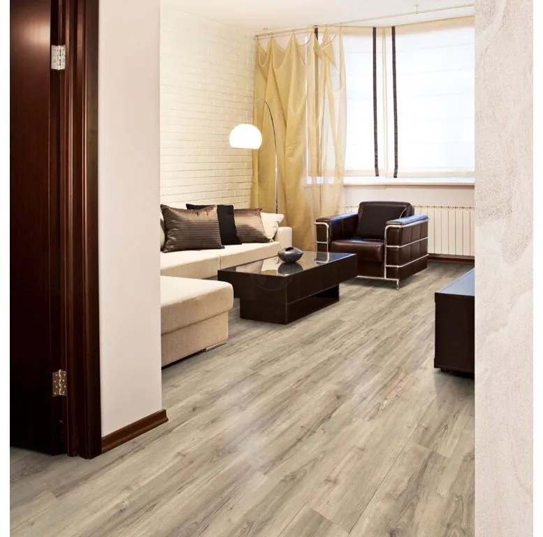 Graboplast, Vinylová podlaha kliková Domino SPC 2000 Bronn, 1219,2 x 177,8 mm