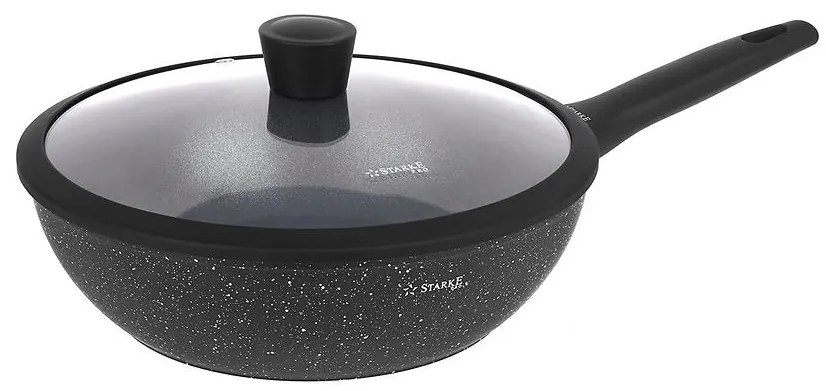 Pánev wok 28x8 cm s víkem  Starke PK Sirius AER+
