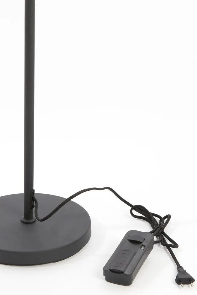 Černá stmívatelná stojací lampa (výška 150 cm) Rijeka – Light & Living