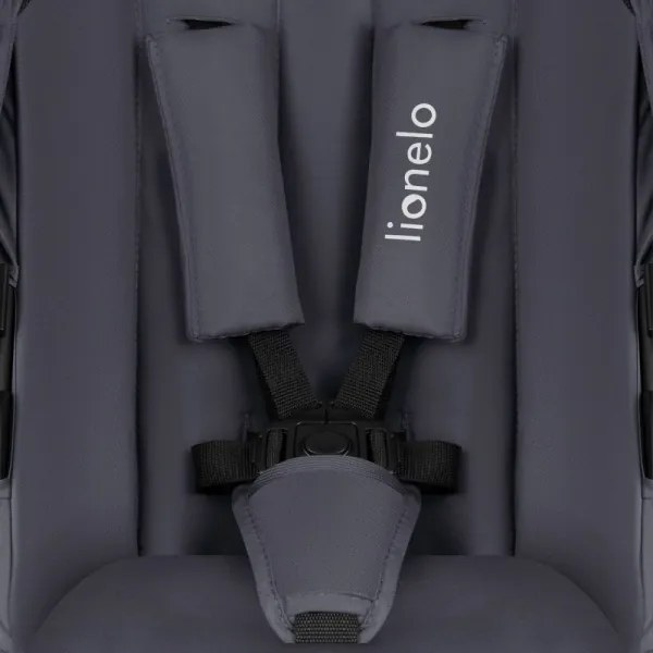 Lionelo - Kombinovaný kočárek 3v1 AMBER PLUS Grey Graphite