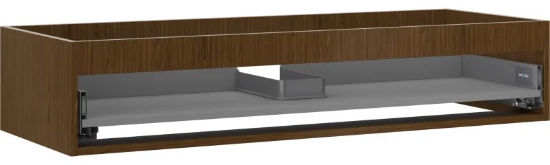 Mexen Box-A korpus skříňky pod umyvadlo 120 cm, 1 zásuvka, ořech - 91AX0-1200-235-1-86