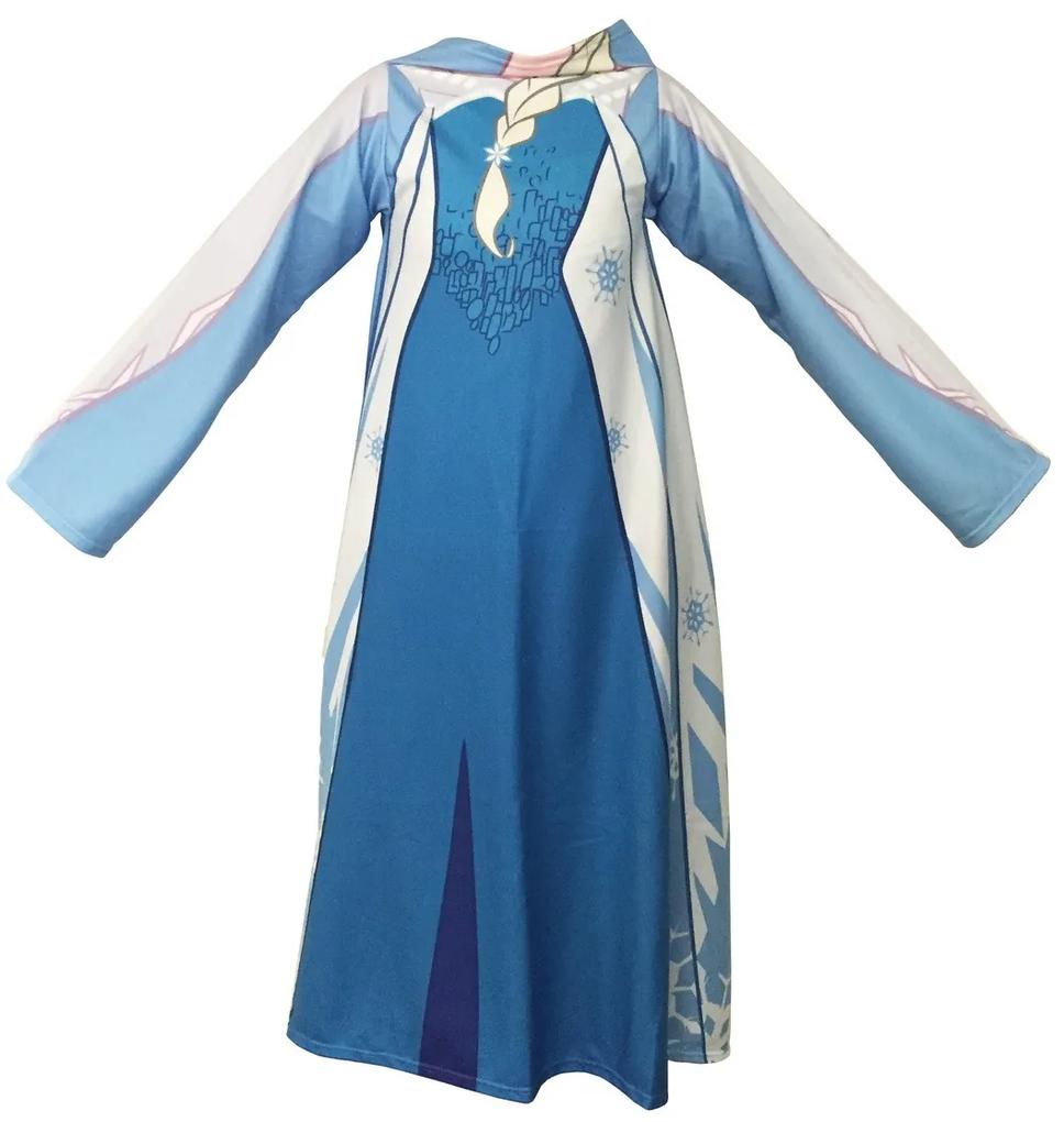 CTI Fleecová deka Frozen s rukávy jako šaty - 118x138