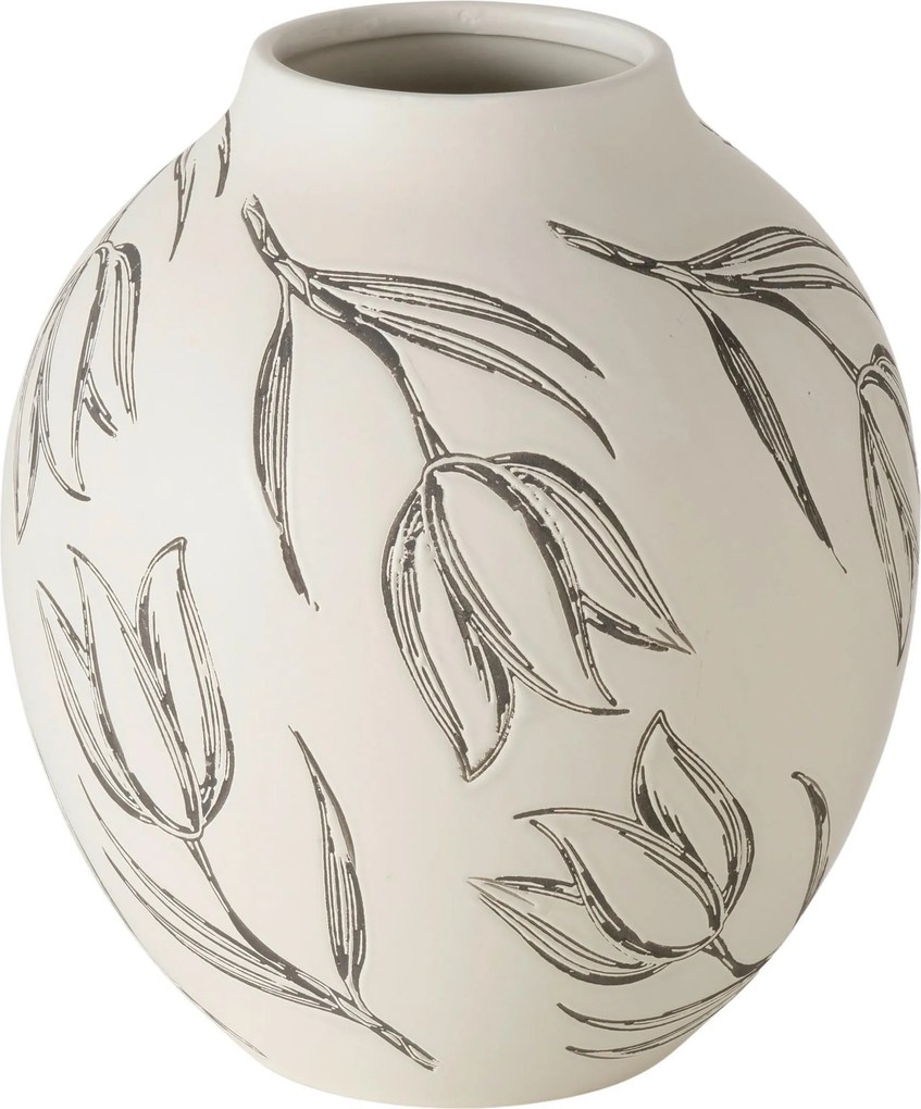 XXXLutz VÁZA, keramika, 25 cm - Keramické vázy - 00488500F201