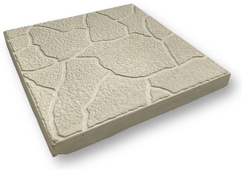 Báča Beton Plošná dlažba chodníková protiskluzová - Kámen (30 x 30 x 3 cm) Barva: Cihlová, Objednávám: Jednotlivé kusy