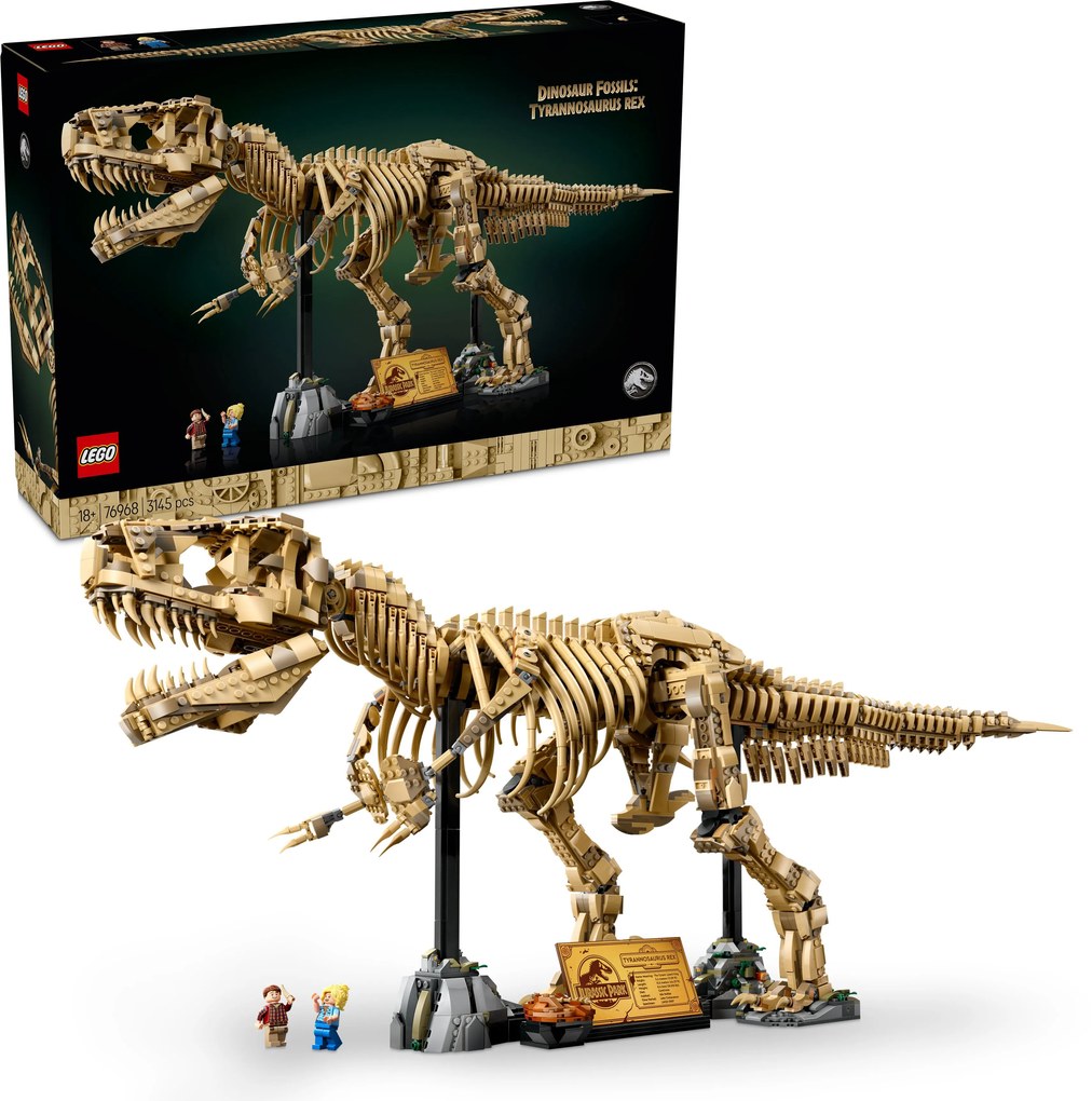 Lego jurassic world 76968 dinosauří fosilie: tyrannosaurus rex 5702017812557