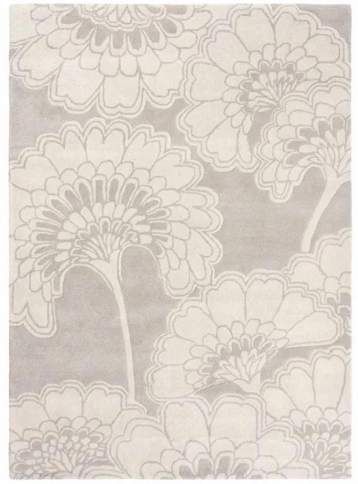 Vlněný kusový koberec Japanese Floral Midnight 39708 Brink & Campman Varianta: 250x350