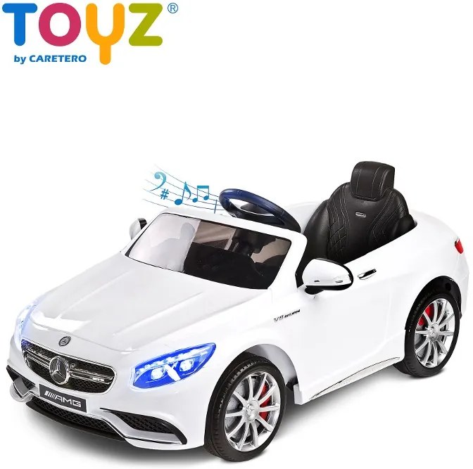 Elektrické autíčko Toyz Mercedes-Benz S63 AMG-2 motory white