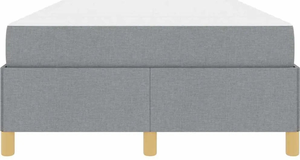 Rám postele Světle šedá 120 x 200 cm textil 3398927