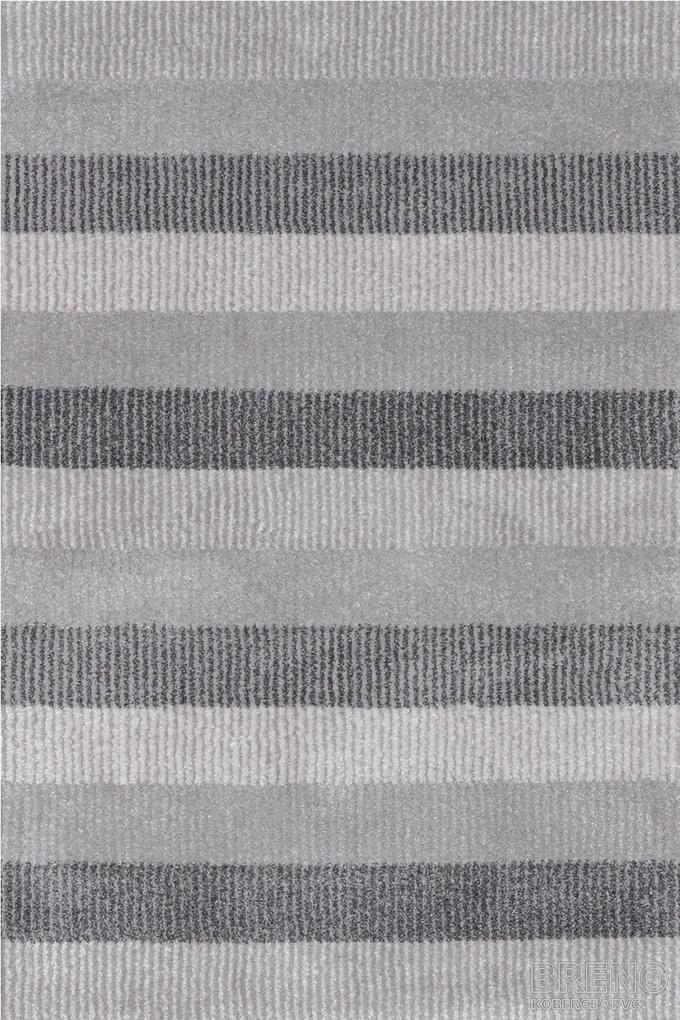 Buklák kusový koberec Stage 03SMS | šedý Typ: 160x230 cm | BIANO