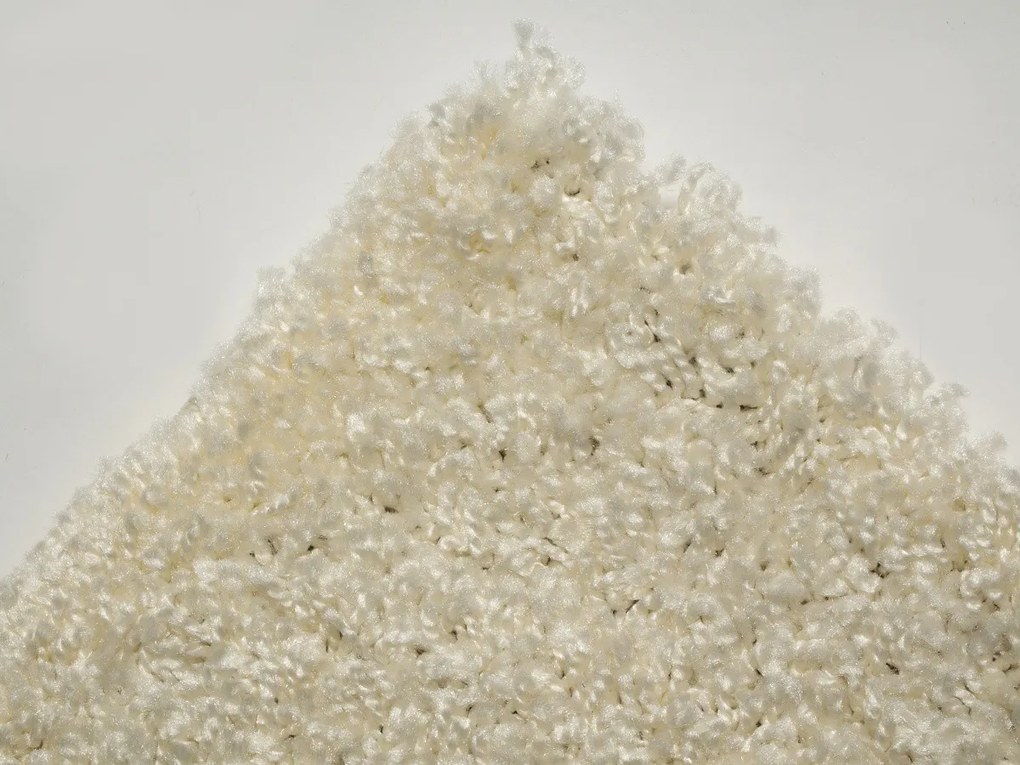Mono Carpet, Kusový koberec Efor Shaggy 2137 Cream, 120x170, bílá, ložnice