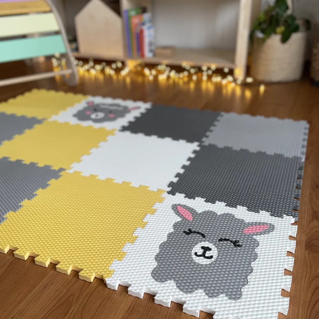 Vylen Minideckfloor podlaha 12 dílů - beránek a lama 230197