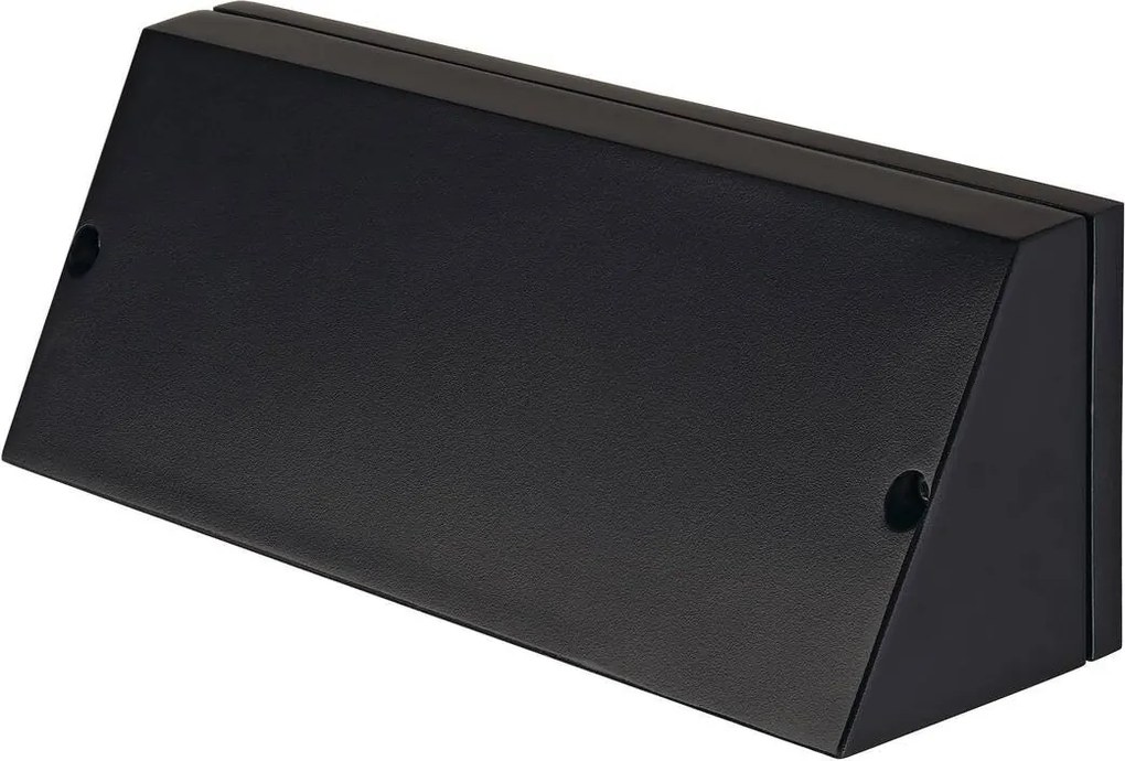 LA 230030 Venkovní svítidlo PEMA čtvercová nástěnná černá 230V E27 15W IP4 - BIG WHITE (SLV)