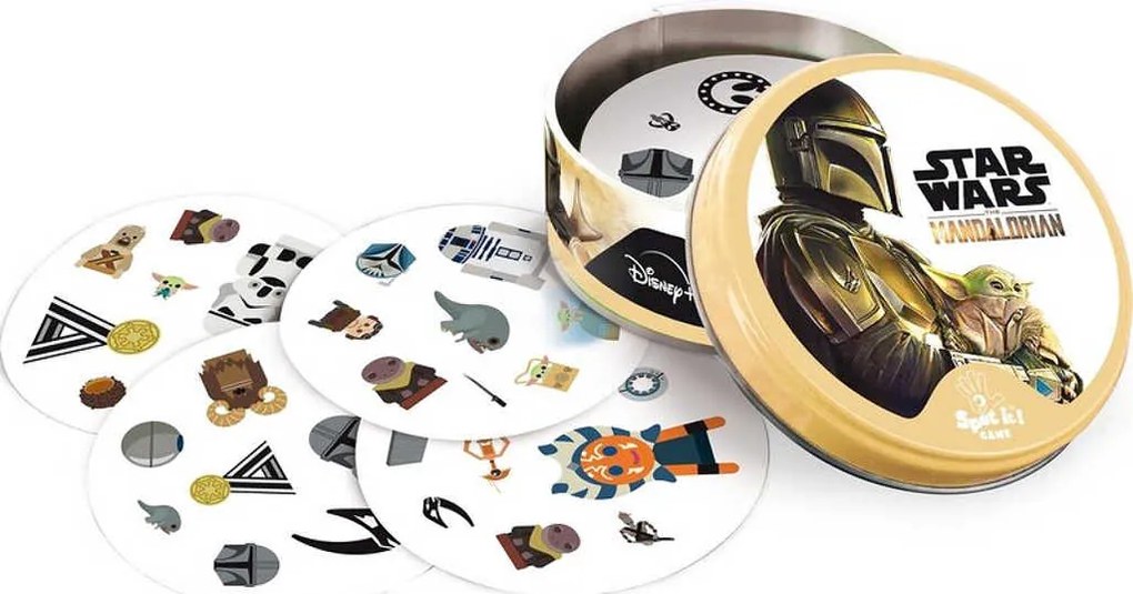 ASMODEE Hra postřehová Dobble Star Wars plechová krabička *SPOLEČENSKÉ HRY* asdobswm01