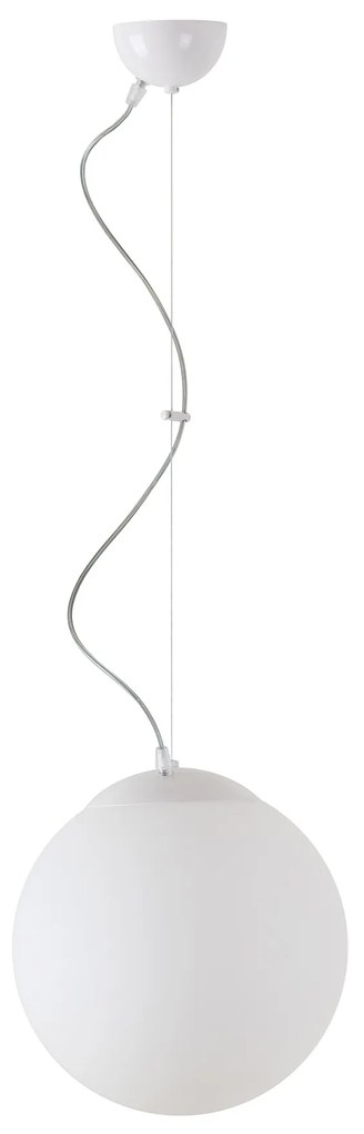 Osmont 42452 Adria L2-B, závěsné svítidlo, 1x100W, opálové sklo, bílá montura, prům.30cm