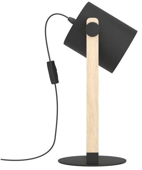 Eglo 43047 - Stolní lampa HORNWOOD 1xE27/28W/230V