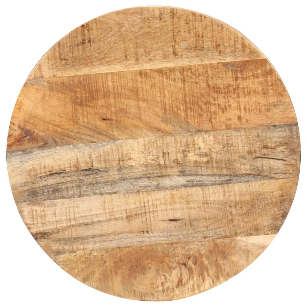 Barový stůl Dansey - kulatý - hrubé mangovníkové dřevo | Ø50x110 cm