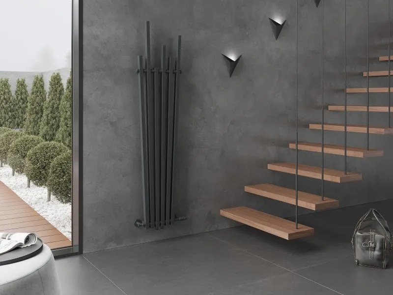 Mexen Omaha, topné těleso 1800x420 mm, 655 W, antracitová, W208-1800-420-00-66
