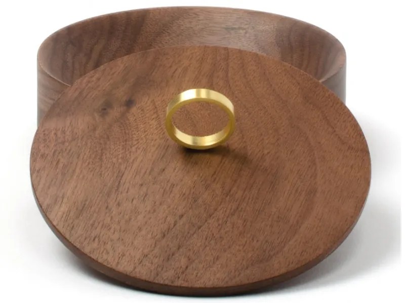 Luxusní šperkovnice Azahar Secret M Ring Walnut 14cm