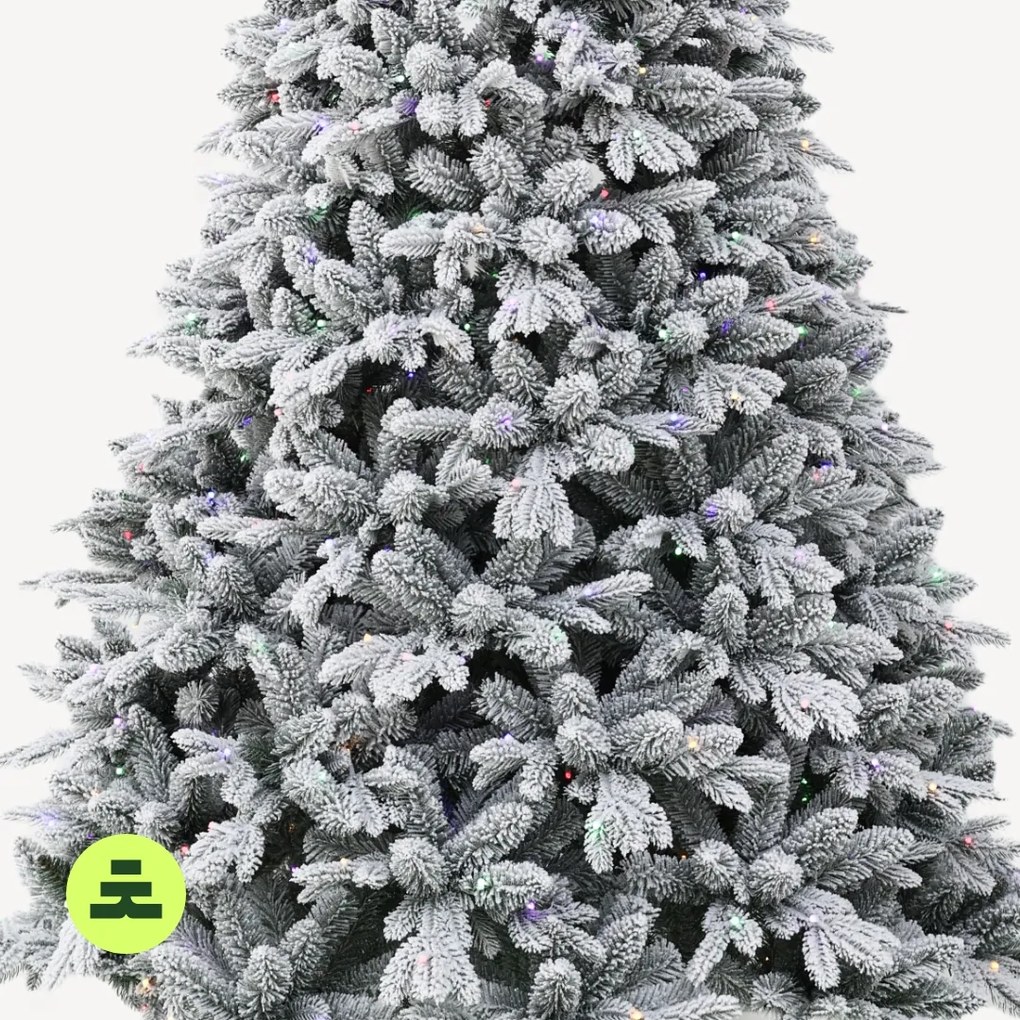Smrk Bílý 250 LED 150 cm
