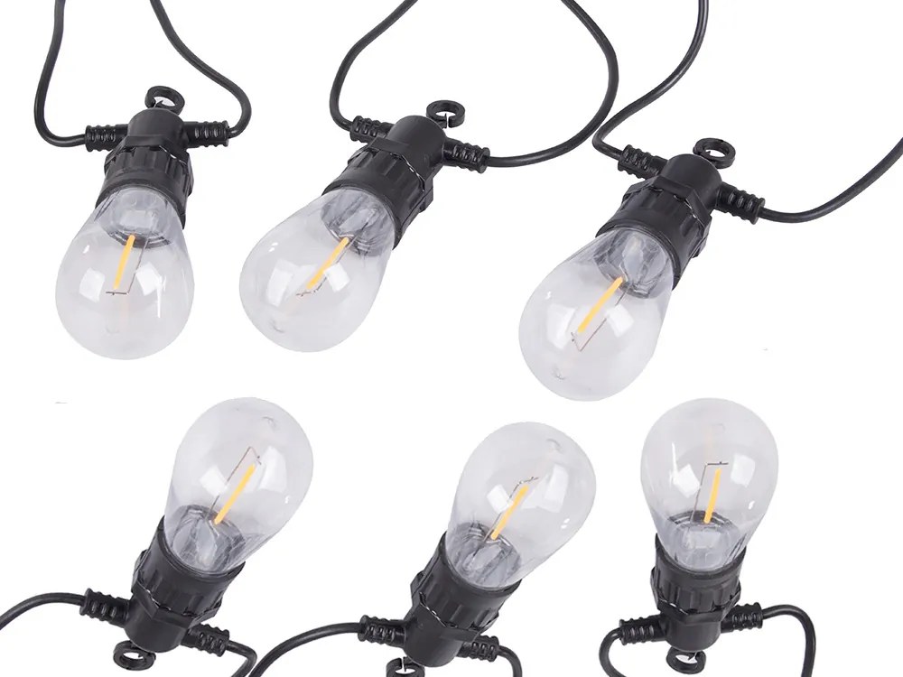 LED světelná zahradní girlanda LUCENT, 20 m