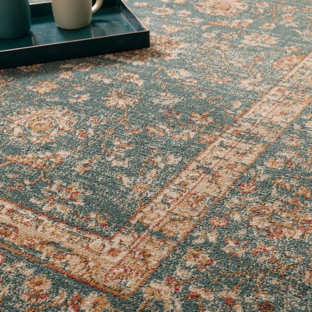 Koberec v petrolejové barvě 240x340 cm Raja – Asiatic Carpets