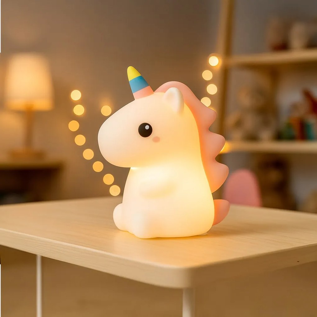 Dětská lampa Unicorn, 1w, 3000k, RGB