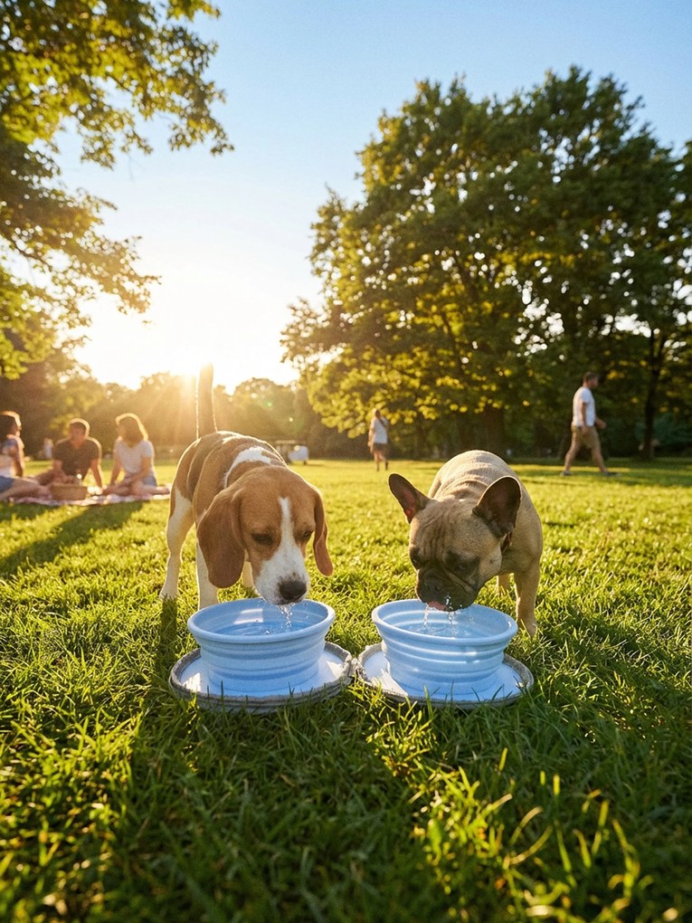 Sinsay - Skládací miska pro zvířata - modrá
