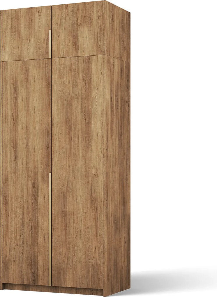 ADRK Furniture Bregma II s nástavcem Skříň s otočnými dveřmi ADRK-W-BREG-100-AG