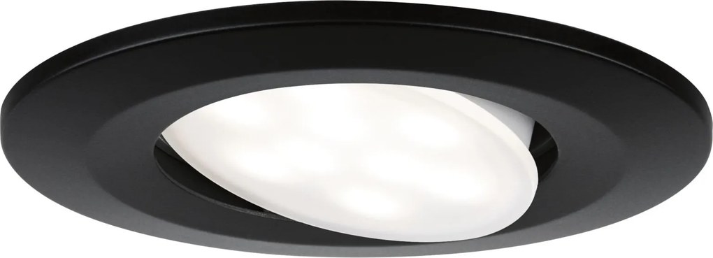 P 98198 LED vestavné svítidlo Calla 10ks sada IP65 kruhové 90mm 30° 10x5W 230V CCT černá mat - PAULMANN