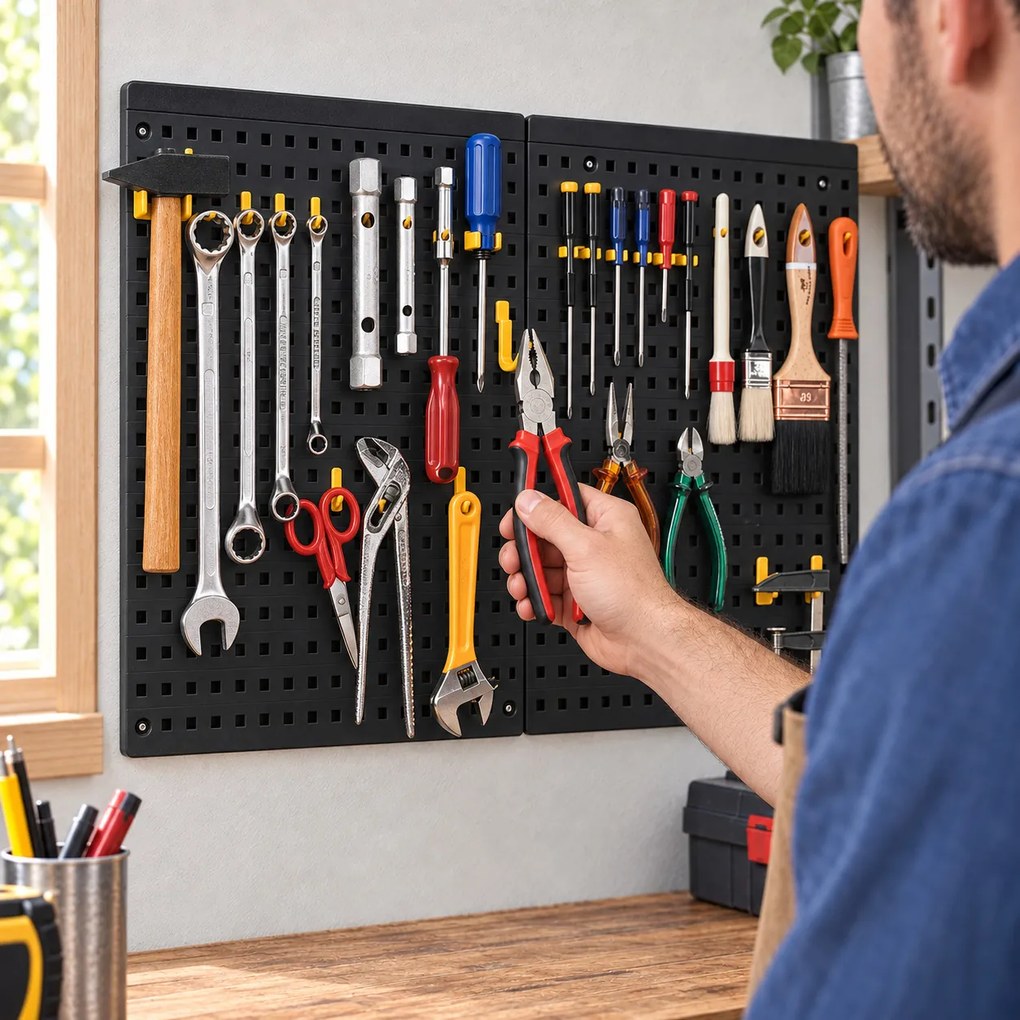 ARTPLAST Panel na nářadí s 38 háčky