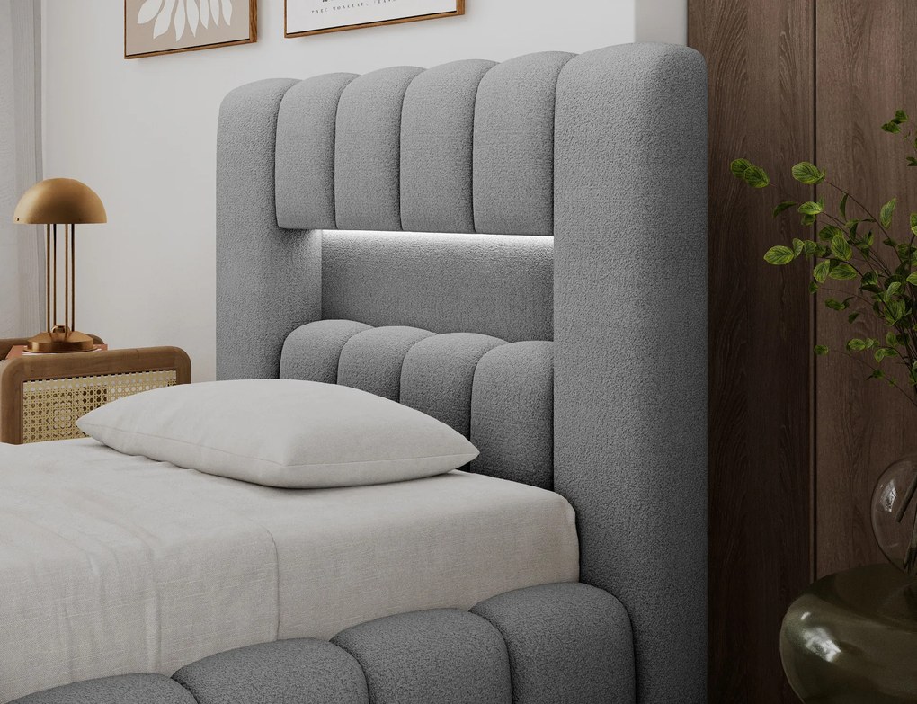 Postel Lamica 90x200 + Dřevěný rám/Standardní zdvih/kontejner