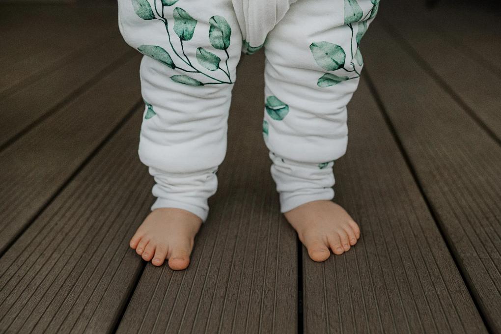 Sleepee Celoroční spací pytel s nohavicemi MÁTOVÝ z bavlny Zvolte rozměr: M (3 - 4 roky)