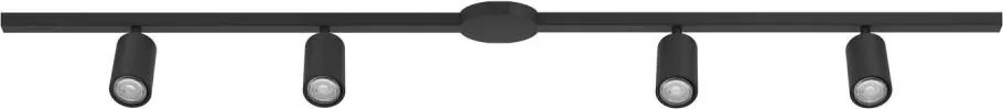 Eglo 901652 - Bodové svítidlo EASYT SET 3 SPOTS 4xGU10/10W/230V černá