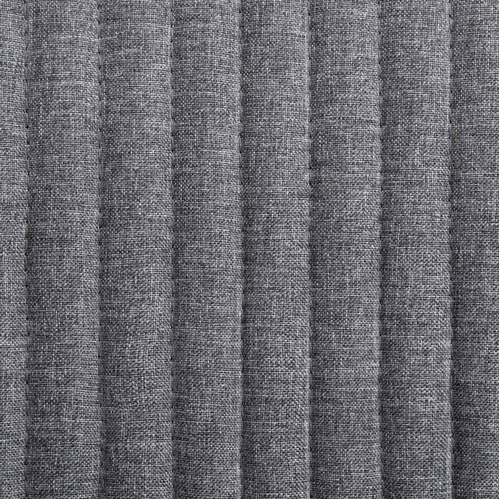 Jídelní židle 4 ks tmavě šedé textil 277096