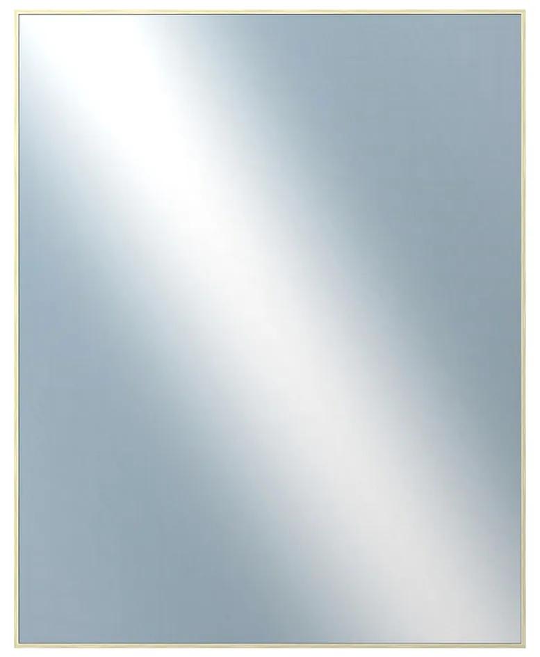 DANTIK - Zarámované zrcadlo - rozměr s rámem cca 80x100 cm z lišty Hliník zlatá lesklá | P01-001 (7001001)