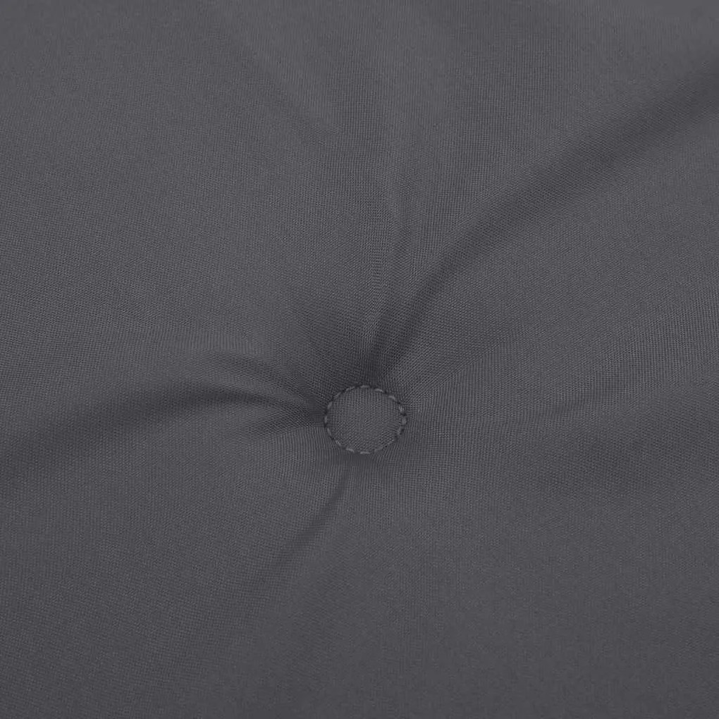 Podušky na zahradní židli 6 ks antracitové 40x40x3 cm oxford 314003