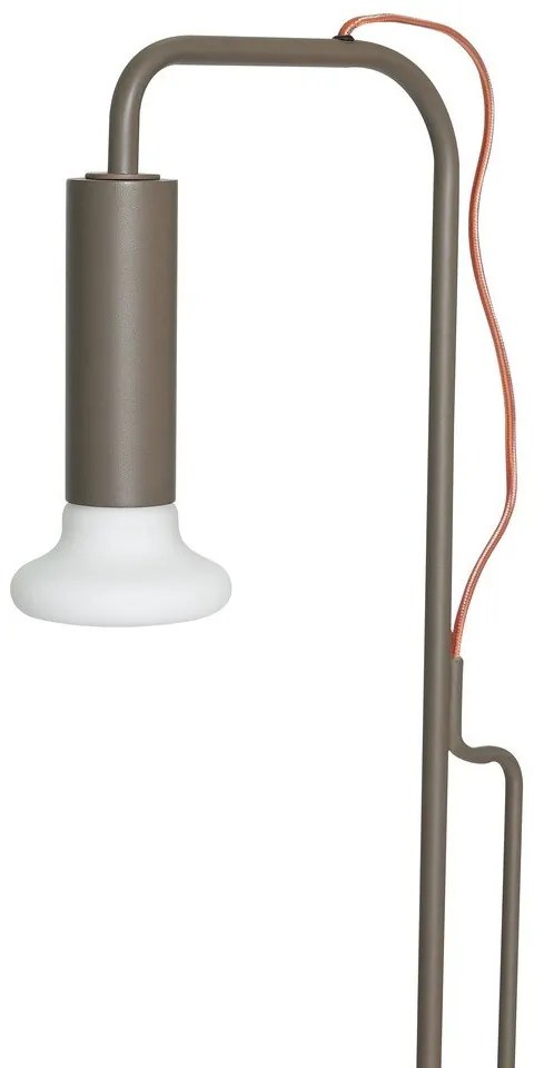 Hnědá stojací lampa (výška 154 cm) Ido – Hübsch