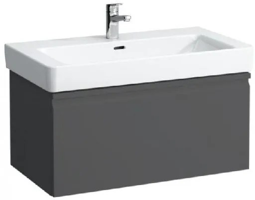 Laufen Pro S - Umyvadlová skříňka, 1010x450x390 mm, 1 zásuvka, grafit mat H4835510964801