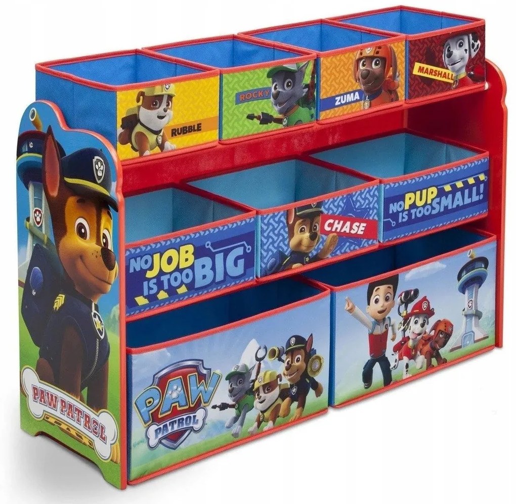 bHome Organizér na hračky Paw Patrol - velký