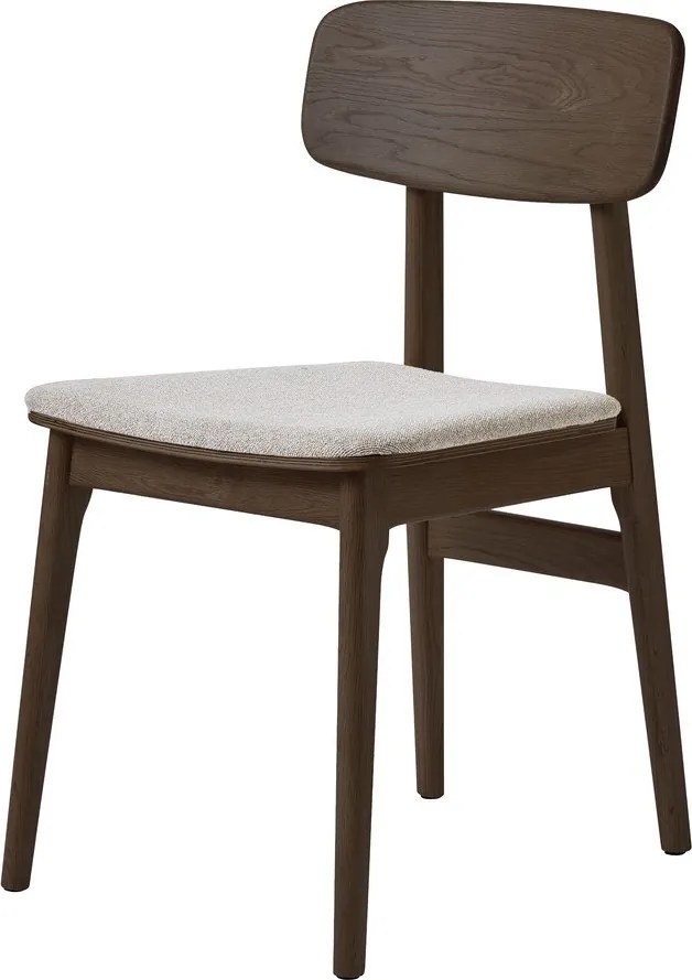Hnědá čalouněná jídelní židle Livo – Unique Furniture