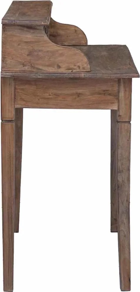 Psací stůl se zásuvkami 90x50x101 cm masivní mahagonové dřevo 283912