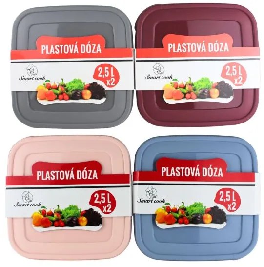 Smartcook Plastová dóza 2x2,5l