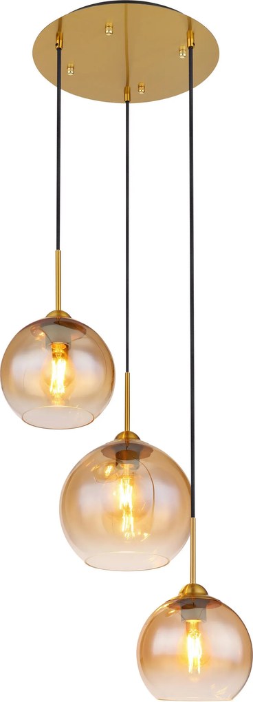 XXXLutz ZÁVĚSNÉ SVÍTIDLO, 43/43/150 cm Globo - Online Only svítidla - 007326117901