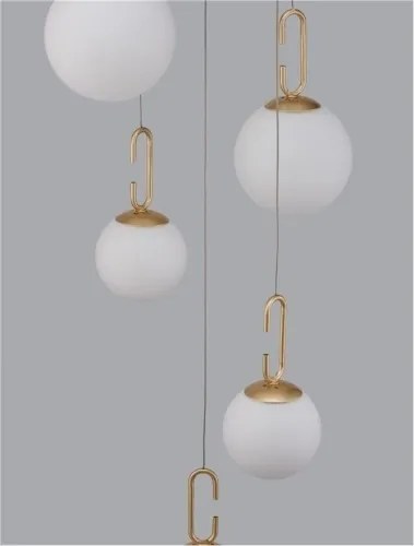 Závěsné LED svítidlo NOVA LUCE HOOK 30,49W 3000K 9695222 stmívatelné Triac