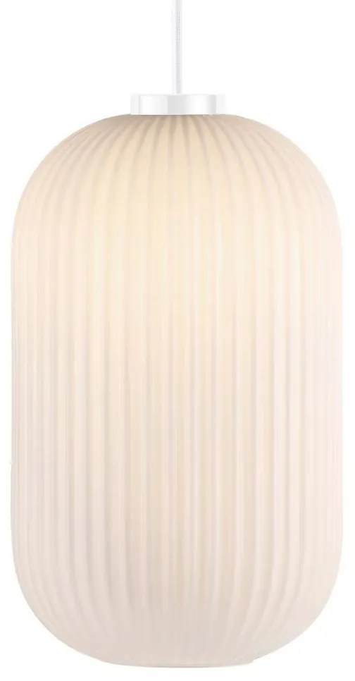 Závěsný lustr z opálového skla Milford pro žárovku E27 ø20cm  - Nordlux