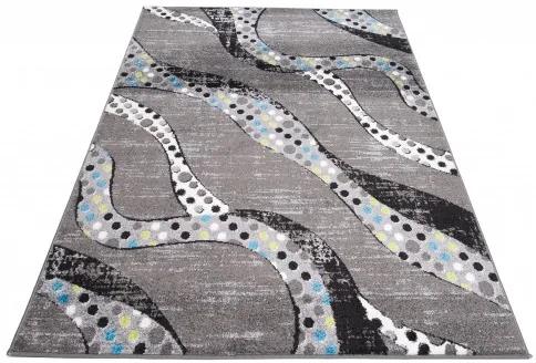 Kusový koberec JAWA H094A šedý Rozměr: 80x150 cm