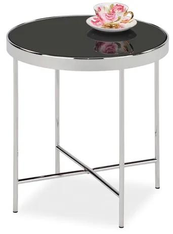 Konferenční stolek Glennie (černá + chromová). 1050197