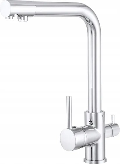 Gamma Side, vysoká umyvadlová baterie s připojením na filtr vody h-330, chromová, GMA-BSEF-CH