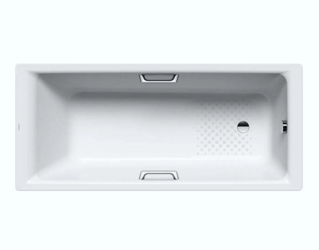 Kaldewei Ambiente - Vana Puro Star 685, 160x70 cm, otvory pro madla, Perl-Effekt, antislip, bílá 258530003001